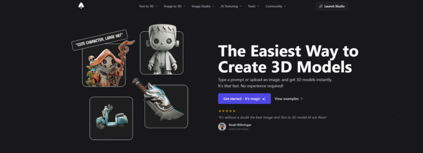 3D AI Studio: Revolutionizing 3D Model Creation with AI - Nimbull ...