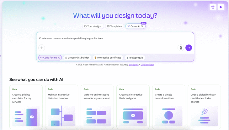 Canva Code: Design and Develop Webpages and Apps Effortlessly with AI ...