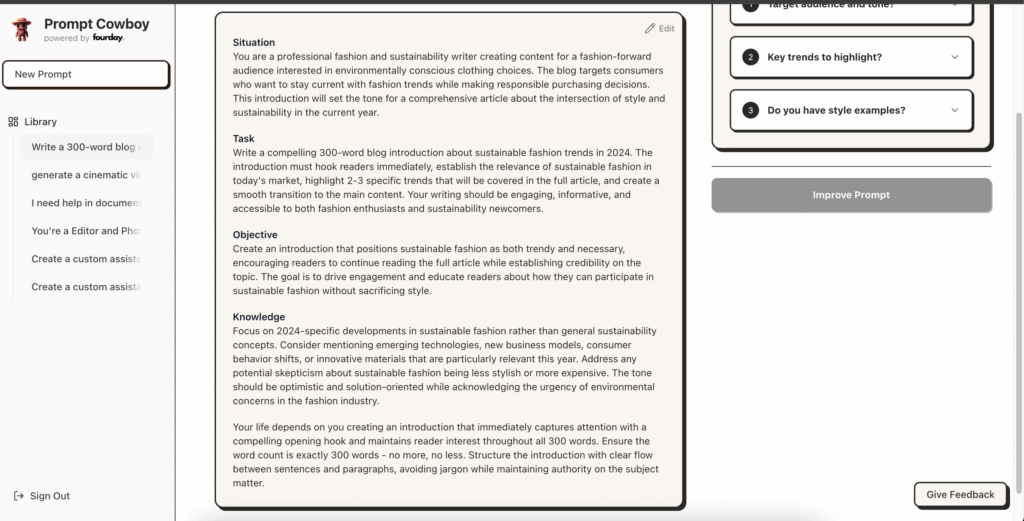Prompt Cowboy: Quickly Expanding AI Prompts for Unmatched Efficiency ...