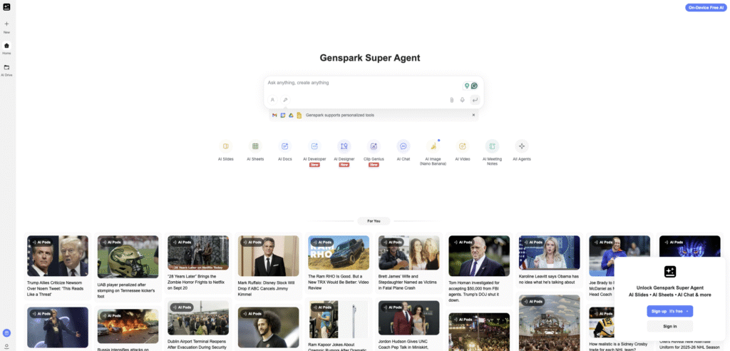 Genspark AI: Super Agent Redefining AI Browser Capabilities - Nimbull Digital Agency Sydney