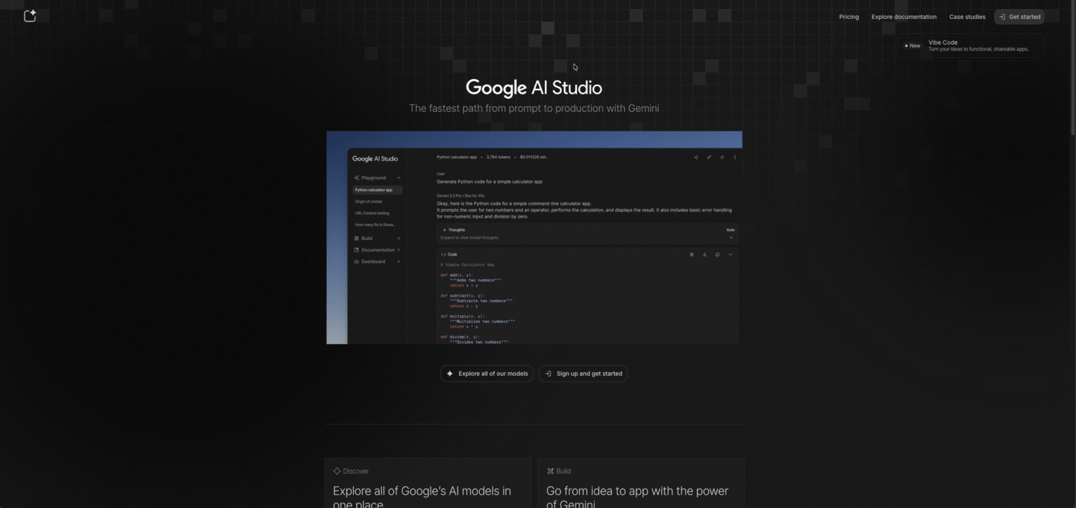 Google AI Studio: A Playground for Building and Experimenting with AI ...